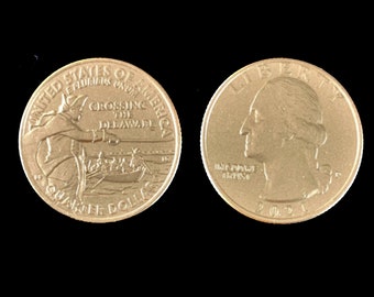 Washington Crossing the Delaware Historic 2021 Quarter Design - Etsy