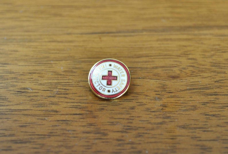 Historical Red Cross Water Safety Instructor Pin - Collectible American ...