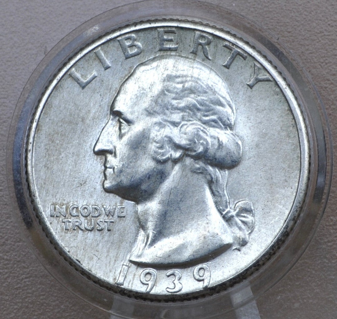1939 Washington Quarter - Choose by Grade - Philadelphia Mint - 1939-P ...