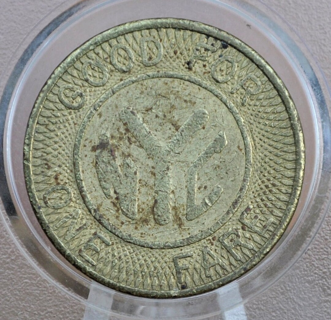 New York City Transit Authority Tokens NYC Transport Tokens - Etsy