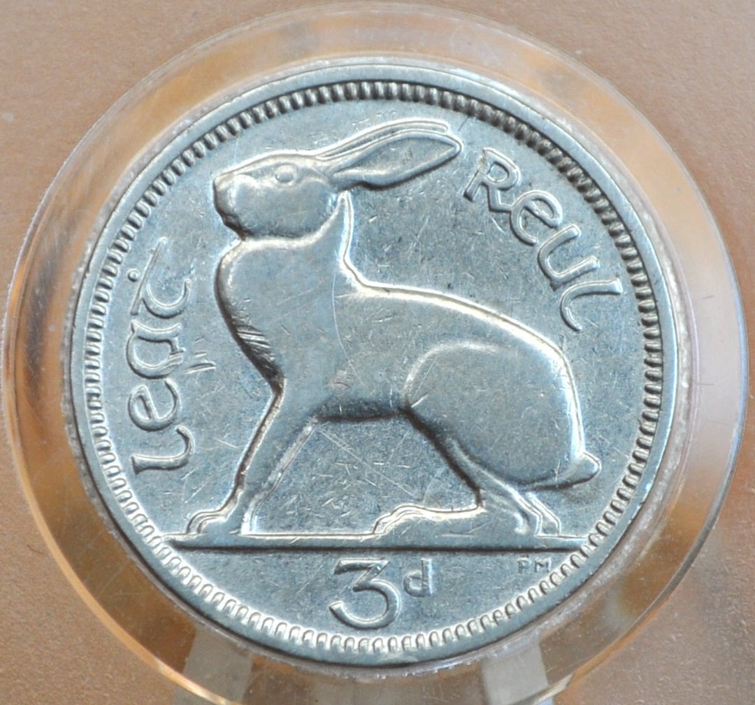 1920s+ Irish 3 Pence Coins - XF-AU Grade / Conditions - Erie 1942 ...