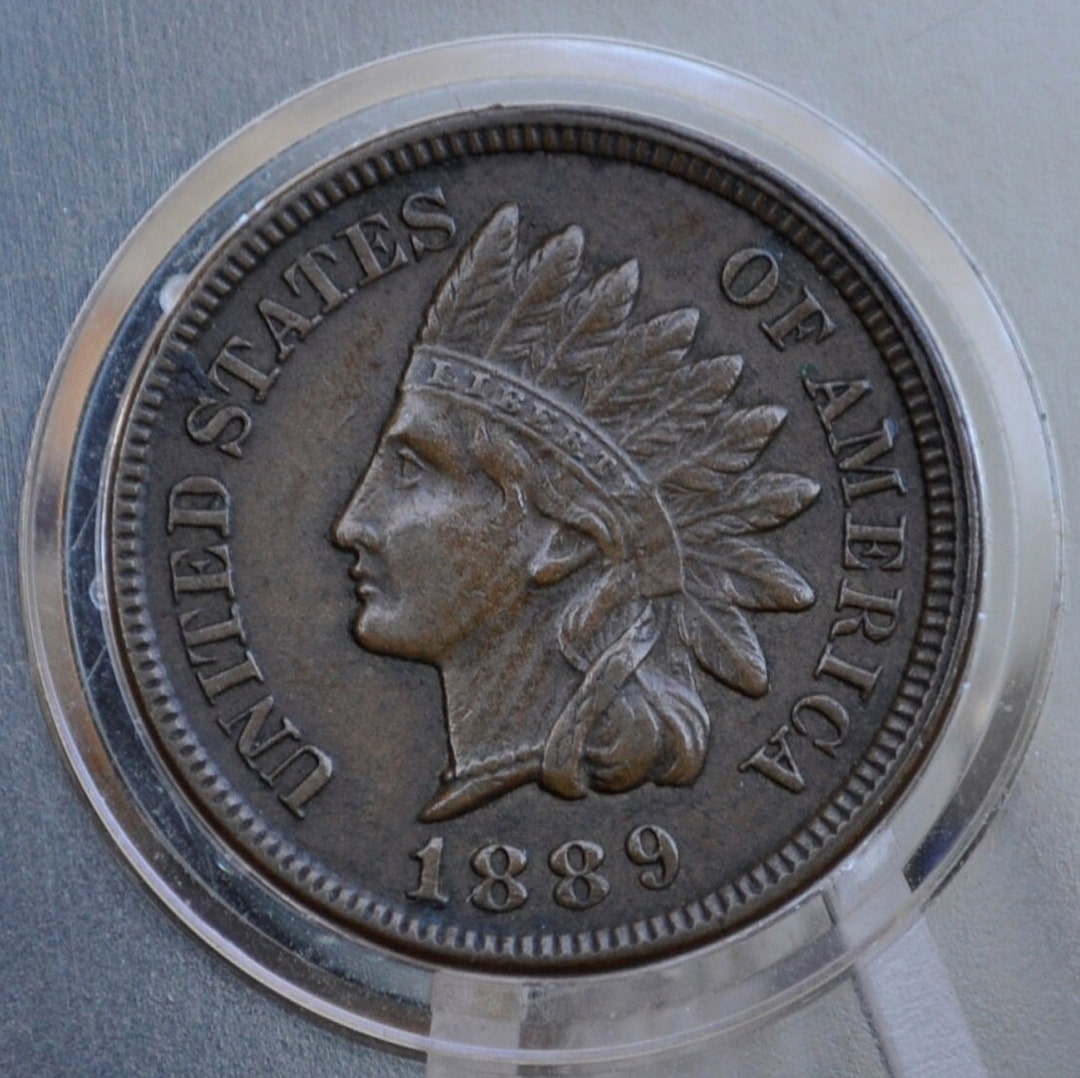 1889 Indian Head Penny Choose by Grade / Condition G-XF - Etsy