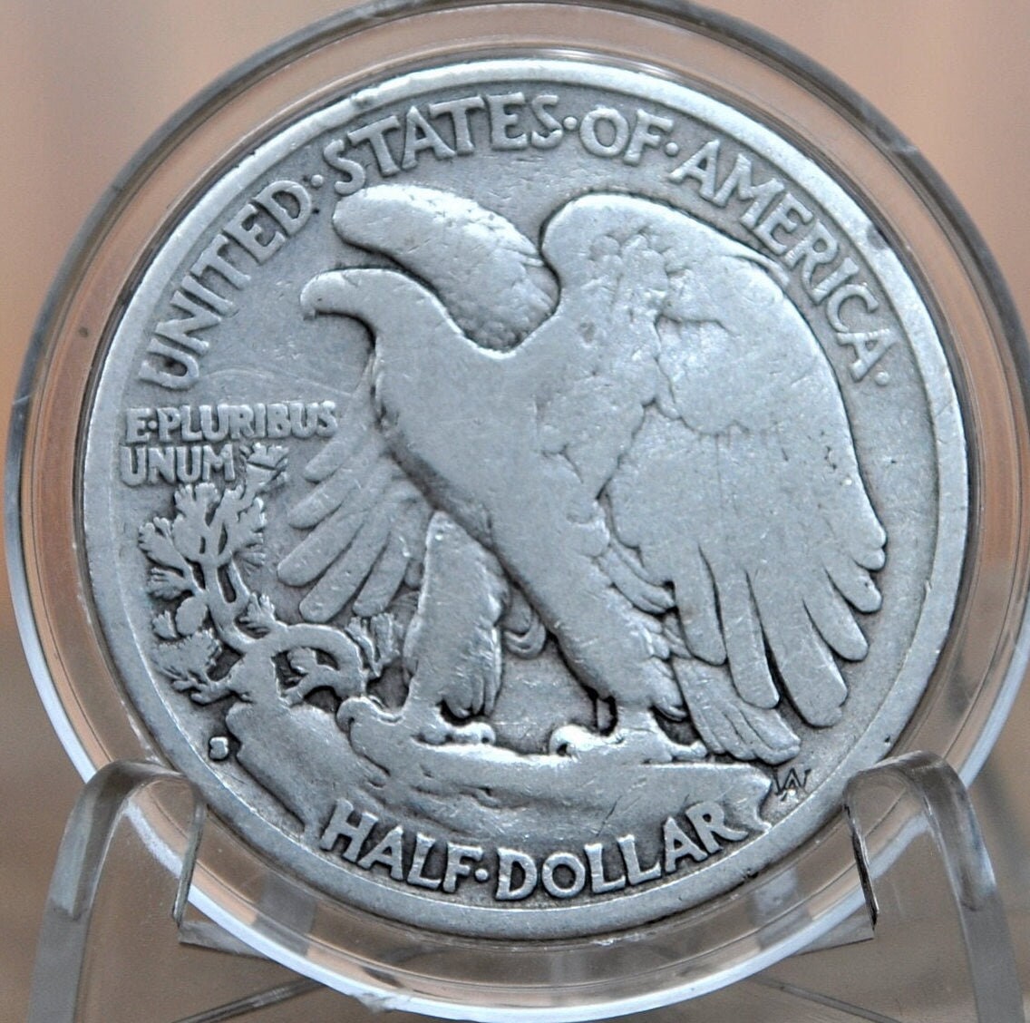 1929 D&S Walking Liberty Silver Half Dollar - D Mint 1929 Half Dollar ...