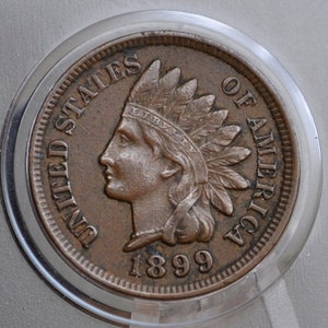 1899 Indian Head Penny - Choose by Grade / Condition - Indian Head Cent ...