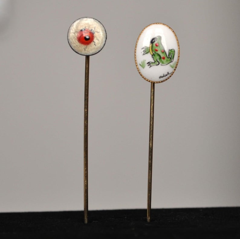 Vintage Hat Stick Pins! Choice of Pin! Some Signed - Gold and Silver ...