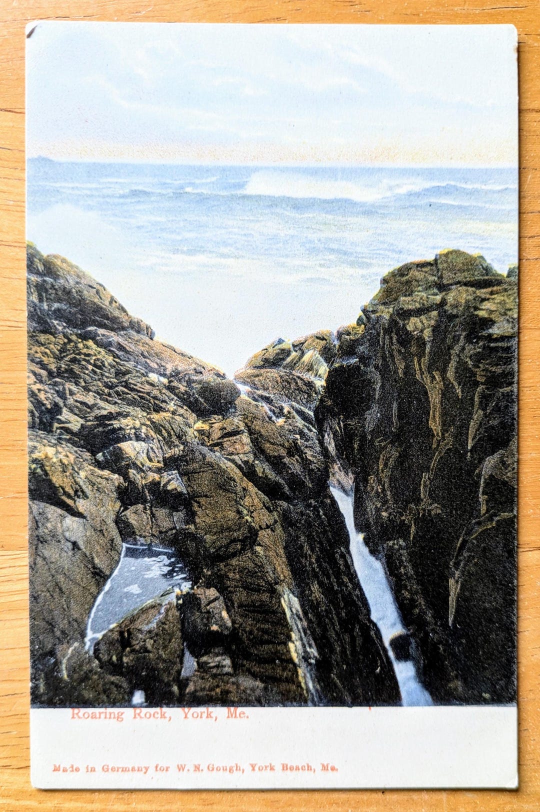 1900s Roaring Rock York Beach Maine Postcard - Made in Germany ...