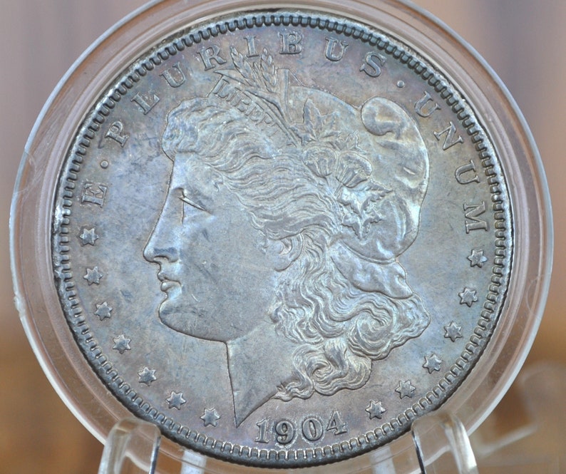 1904 Morgan Silver Dollar - MS63 (choice Uncirculated), Beautifully ...