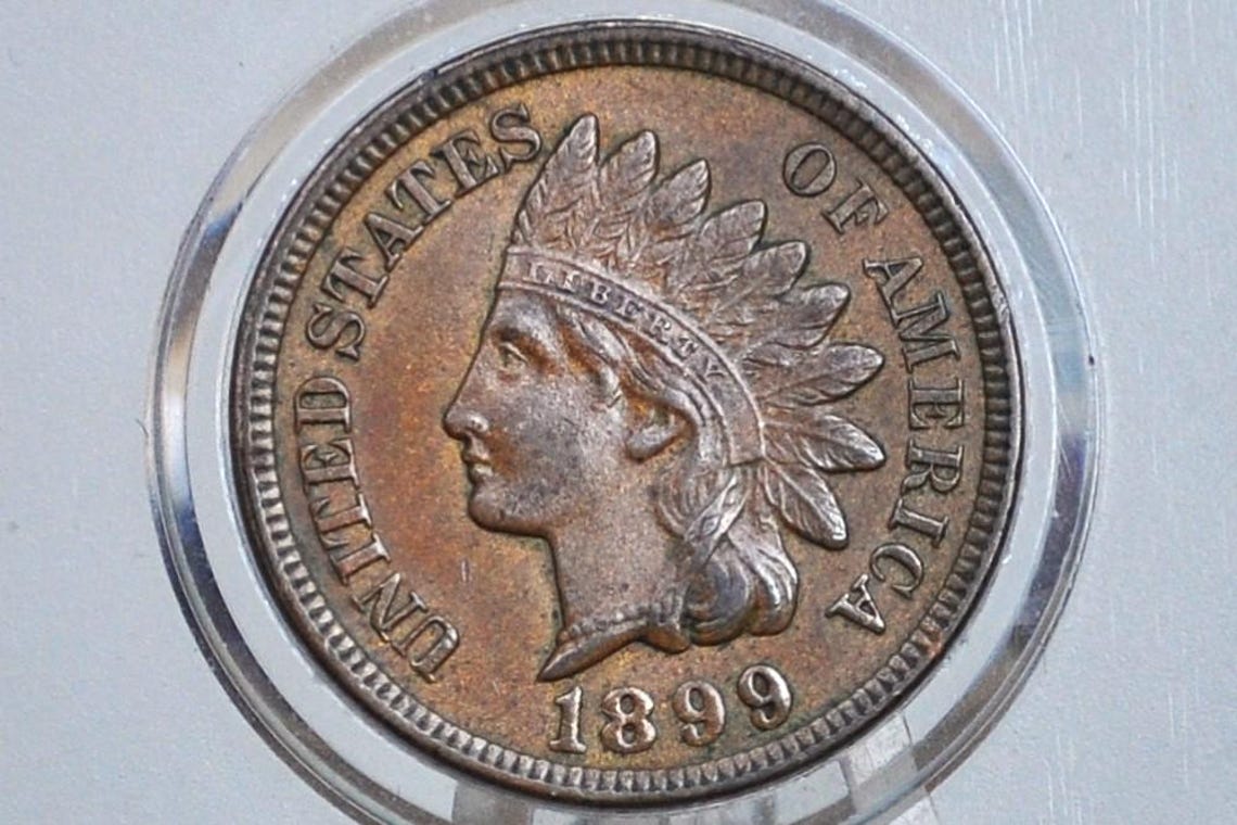 1899 Indian Head Penny - Choose by Grade / Condition - Indian Head Cent ...