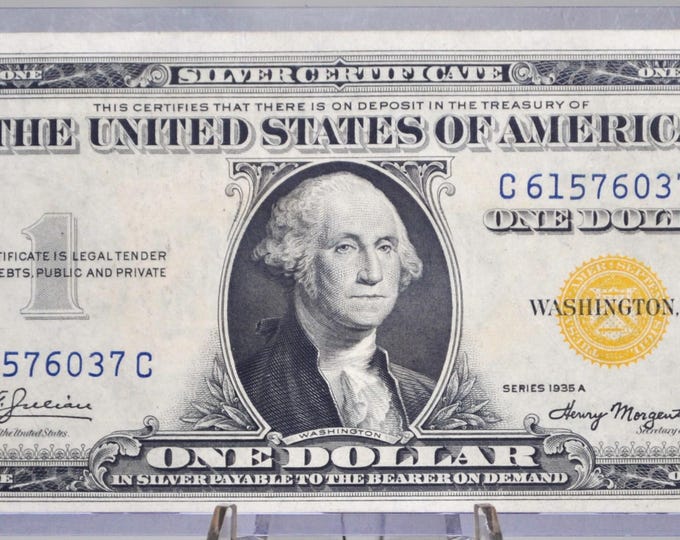 1935-A Silver Certificate Yellow Seal North Africa Series - 1935 A ...