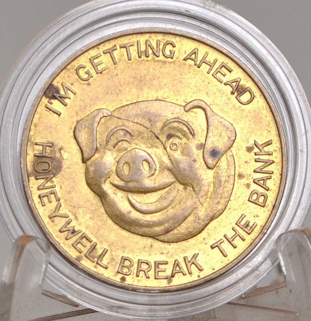 Honeywell Break the Bank Heads/tails Pig Token - Honeywell ...