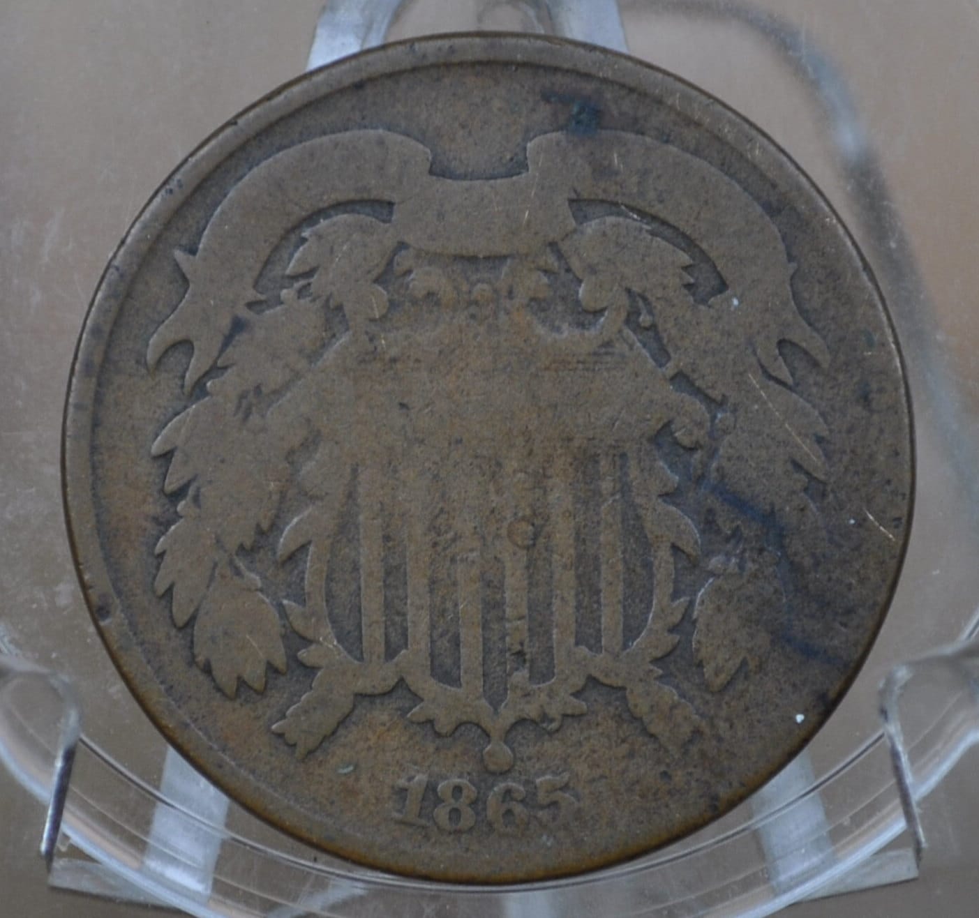 1865 Two Cent US Coin - G-XF (good to Extremely Fine) Choose by Grade ...