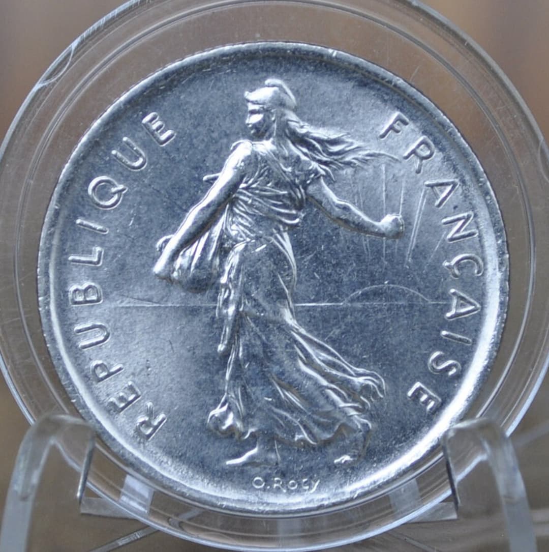 1970's-1990's France 5 Franc Coins, Choose by Year, BU CONDITIONS, Five ...