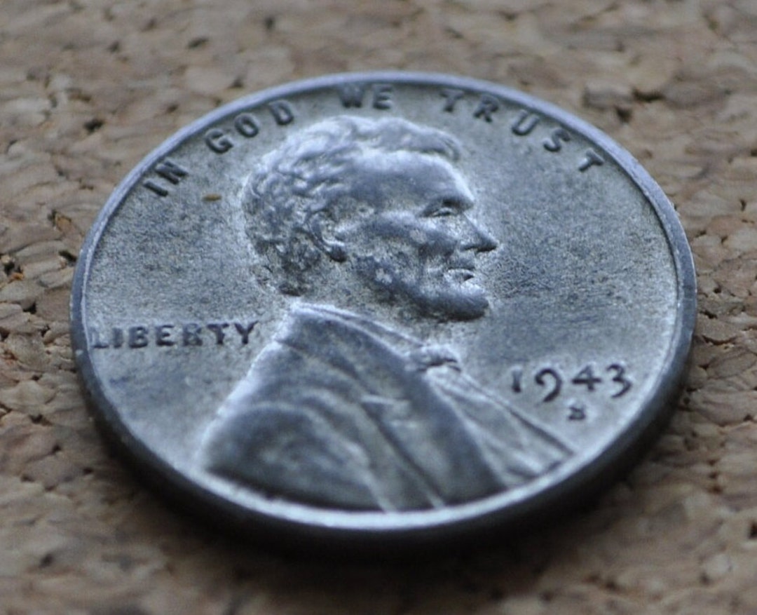 1943-S WWII Era Steel US Cent WW2 Steel Wheat Penny Steel - Etsy