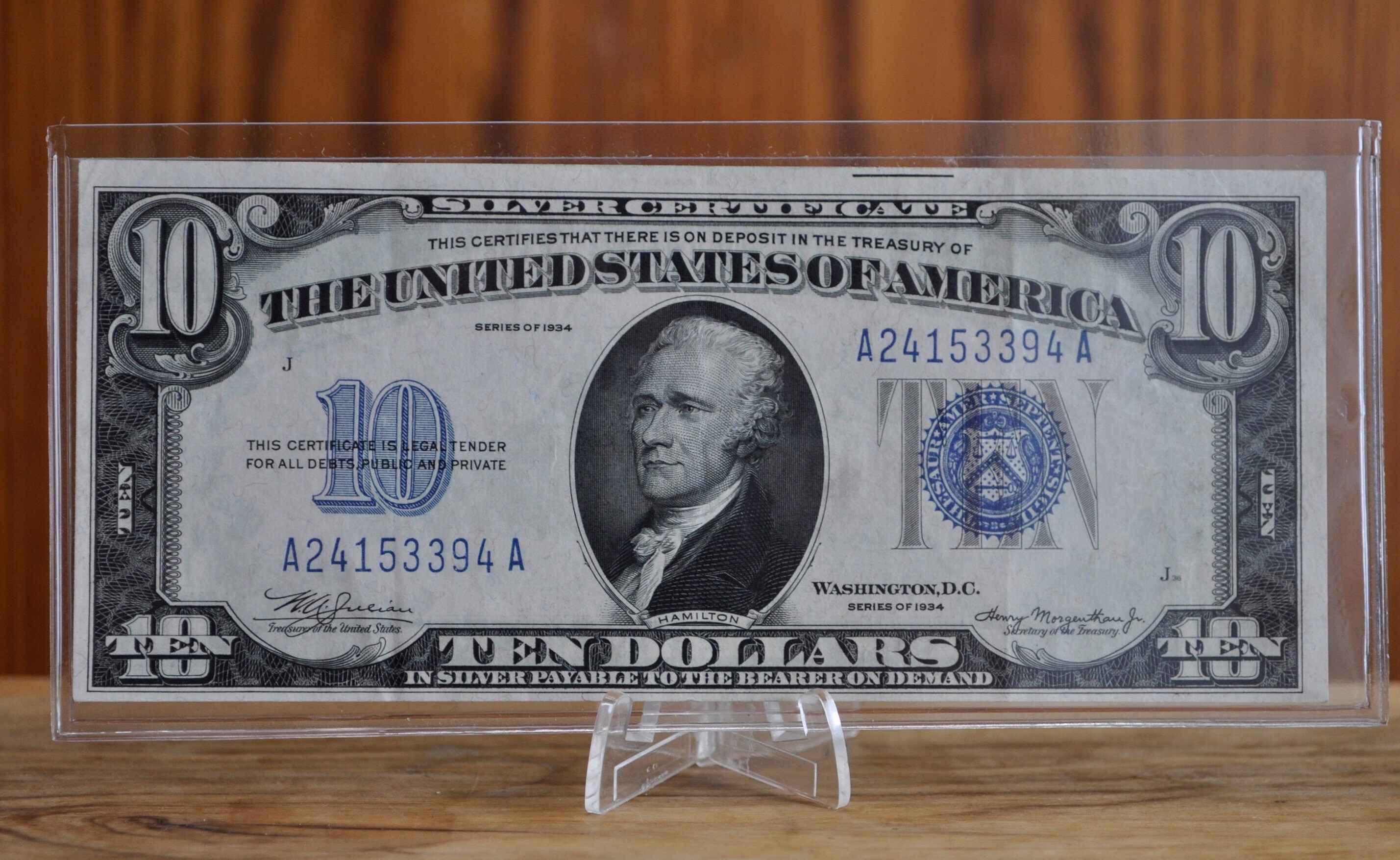 1934 Series 20 Dollar Bill