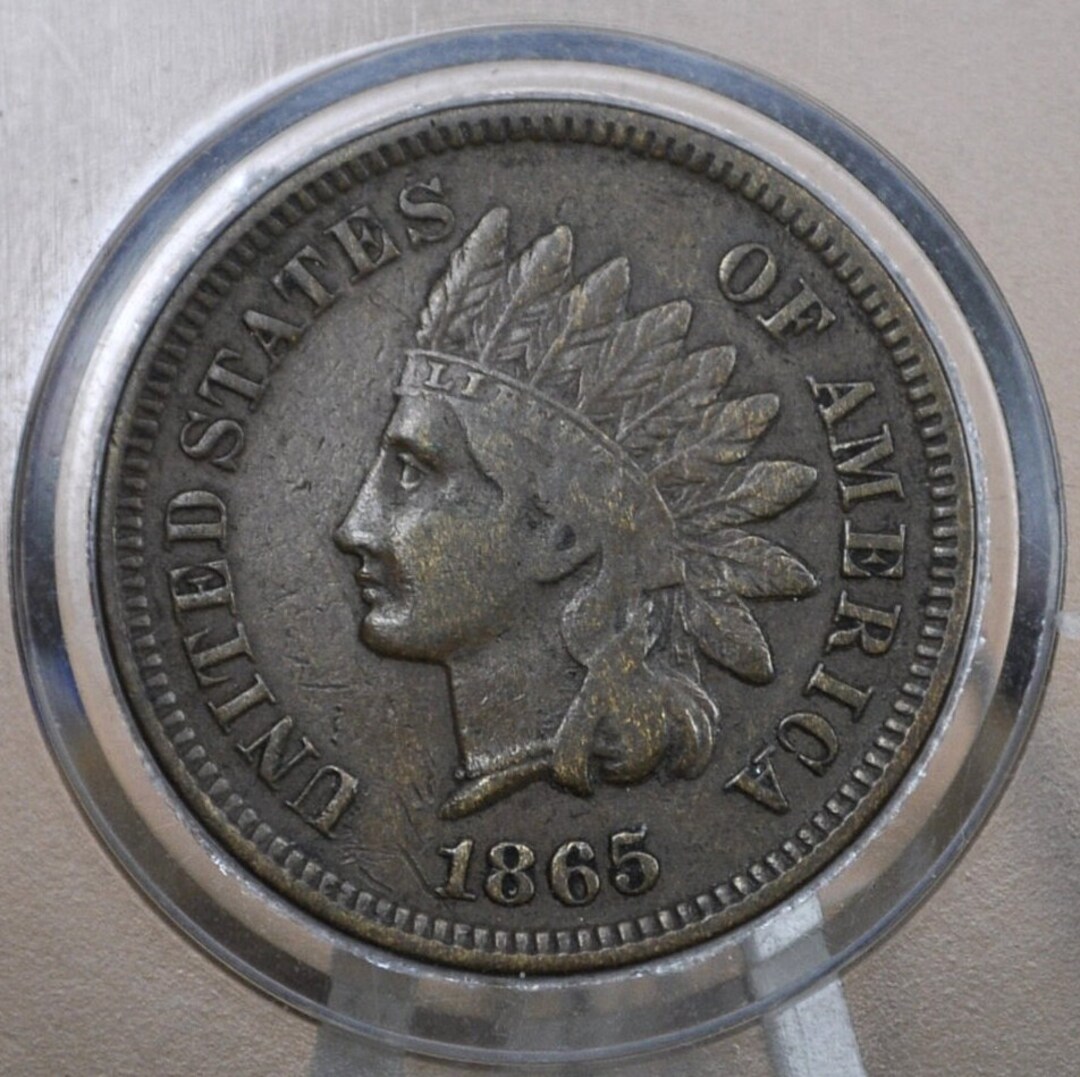 1865 Indian Head Penny Choose by Grade Civil War Era Coin 1865 Cent US One Cent 1865 Indian Head ...