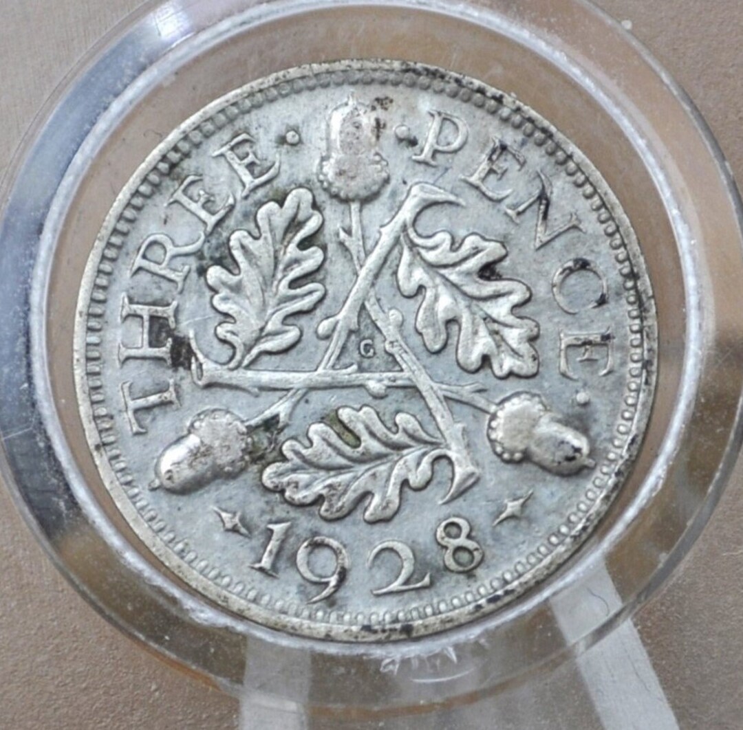 1928-1936 Great Britain Silver 3 Pence Silver - VF/XF Grades Conditions ...
