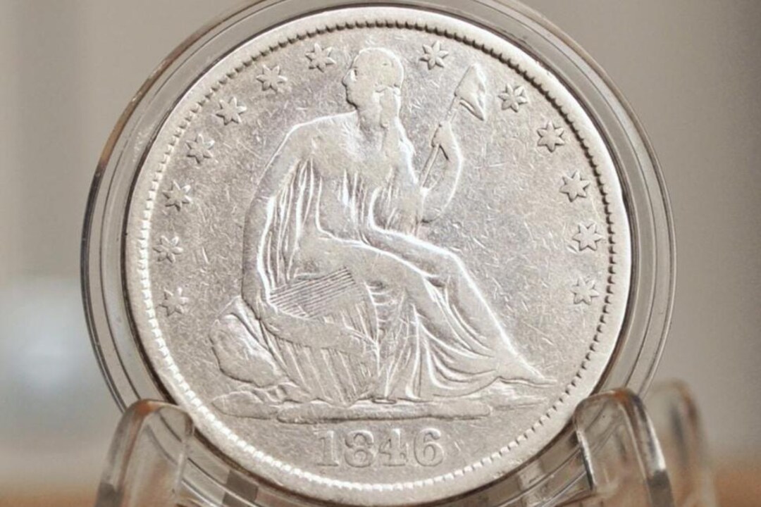 1846-O Seated Liberty Half Dollar - Fine Details, Nice Coin - 1846O Liberty Seated Silver Half ...