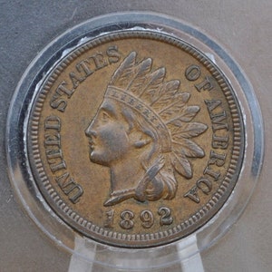 1892 Indian Head Cent - Choose by Grade G-XF (good to Extremely Fine ...