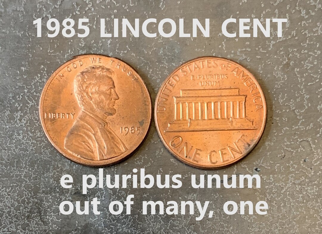 1985 Lincoln Memorial Penny Cent Fantastic Condition 37th Anniversary ...