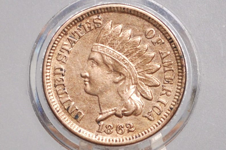 1862 Indian Head Penny - Choose by Grade - Good Early Date - 1862 ...