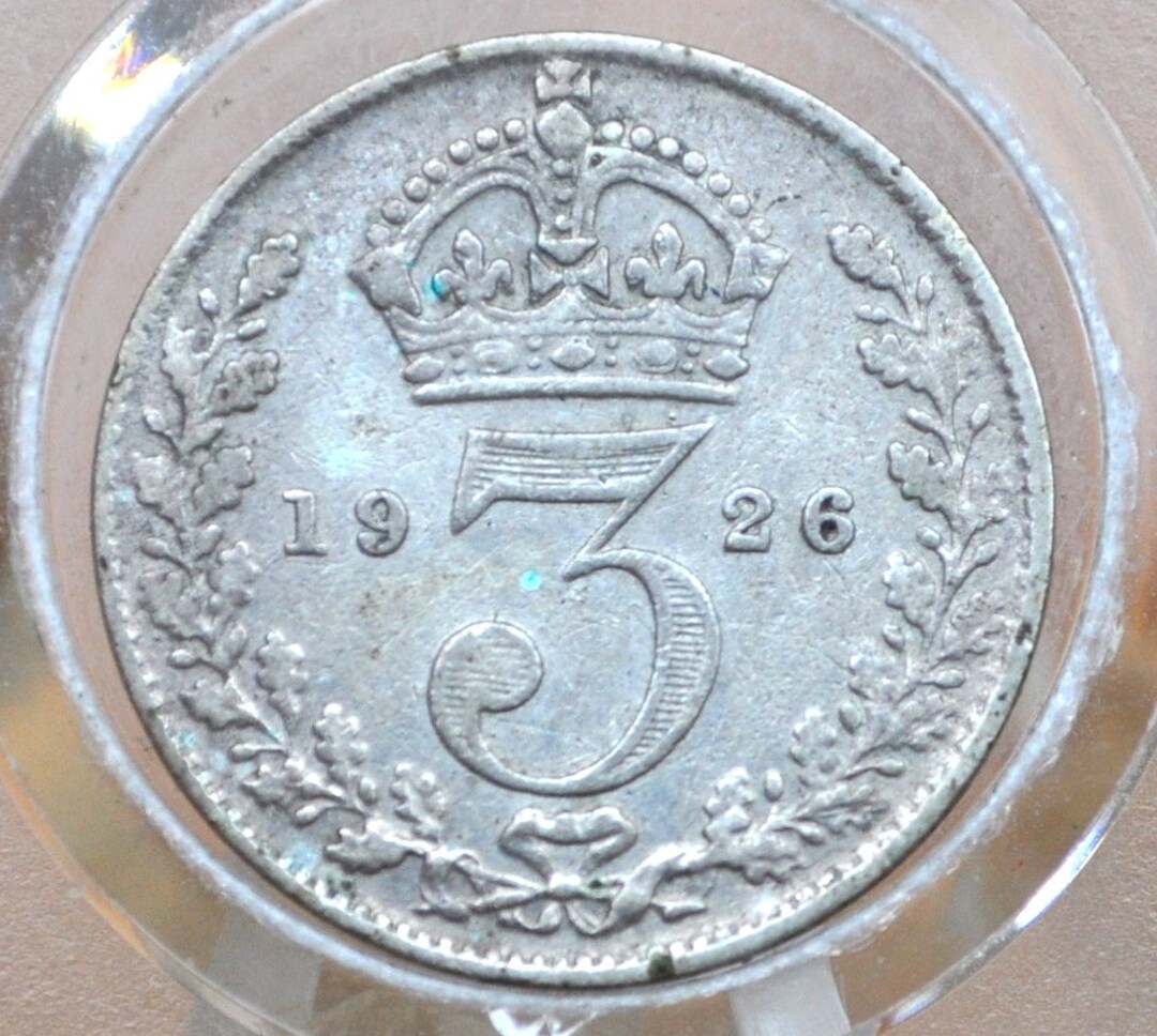 1920-1926 Great Britain Silver 3 Pence Silver - VF/AU Grades Conditions ...
