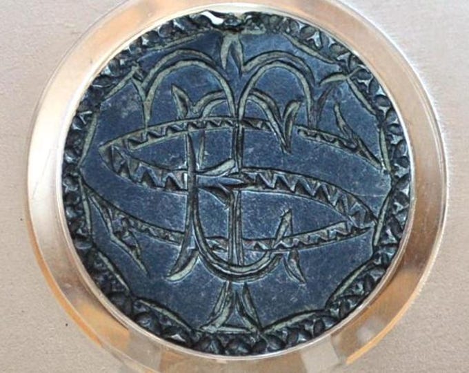 Genuine Antique Love Token, TCS Initials - Made From an 1883 Silver ...