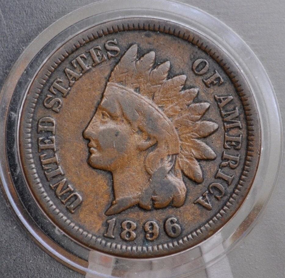 1896 Indian Head Penny - Choose by Grade / Condition - Indian Head Cent ...