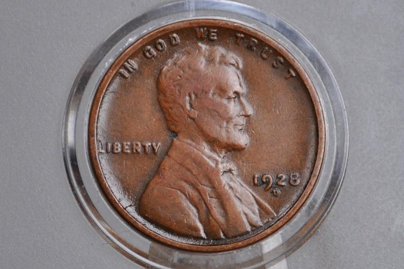 1928 P,D,S Wheat Pennies - Choose by Mint & Grade - 1928D Wheat Ear ...