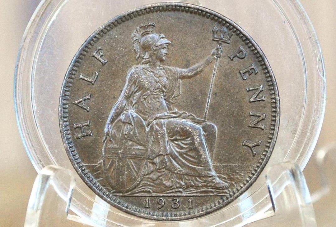 1931 Great Britain Half Penny - Higher Grades - UK Half Penny 1931 ...