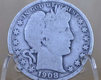 1908 Silver Dollar - Etsy