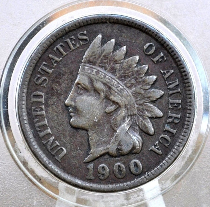 1900 Indian Head Penny - Choose by Grade / Condition - Great Detail ...