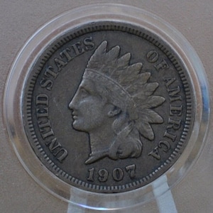 1907 Indian Head Penny - Choose by Grade / Condition - 1907 Indian Head ...