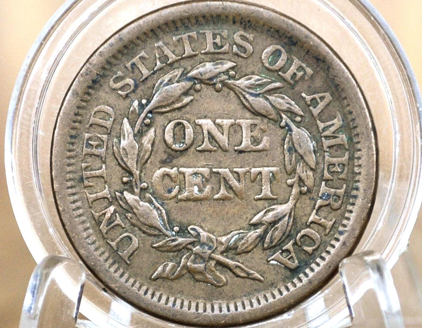 1854 Braided Hair Large Cent - Choose by Coin / Grade - 1854 Coronet ...