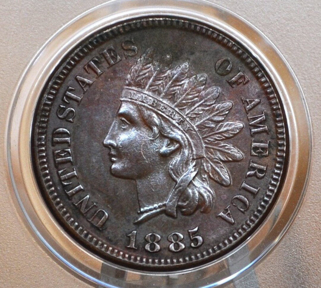 1885 Indian Head Penny - Choose by Grade/condition - Rarest of the 1880 ...