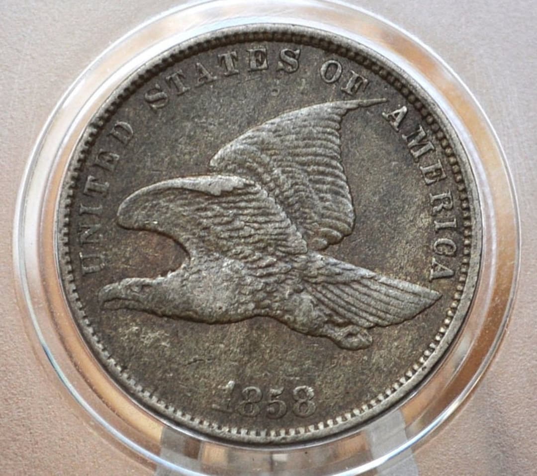 1858 Flying Eagle Penny - VG-VF (very Good to Very Fine) Choose by ...