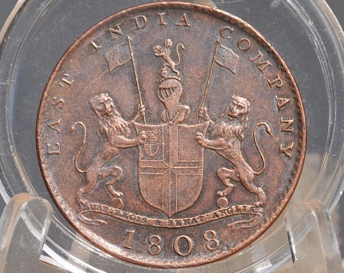 1808 East India Company Ten Cash Ship Wreck Coin in Packaging - 186 ...