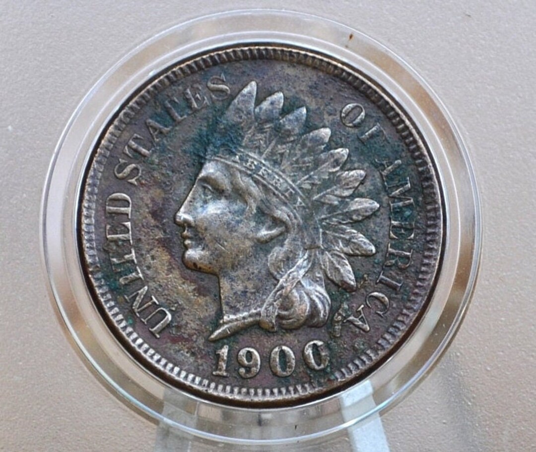 1900 Indian Head Penny XF Detail With Corrosion Spotting Discount Coin ...