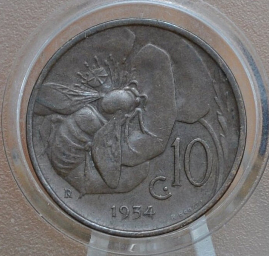 1920's 30s & 40s Italian 10 Cent Coins Choose by Date - Etsy