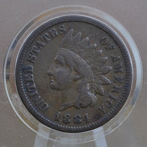 1884 Indian Head Penny - Choose by Grade / Condition - Better Date ...