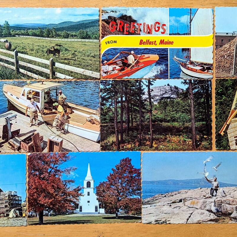Maine Postcards - Etsy