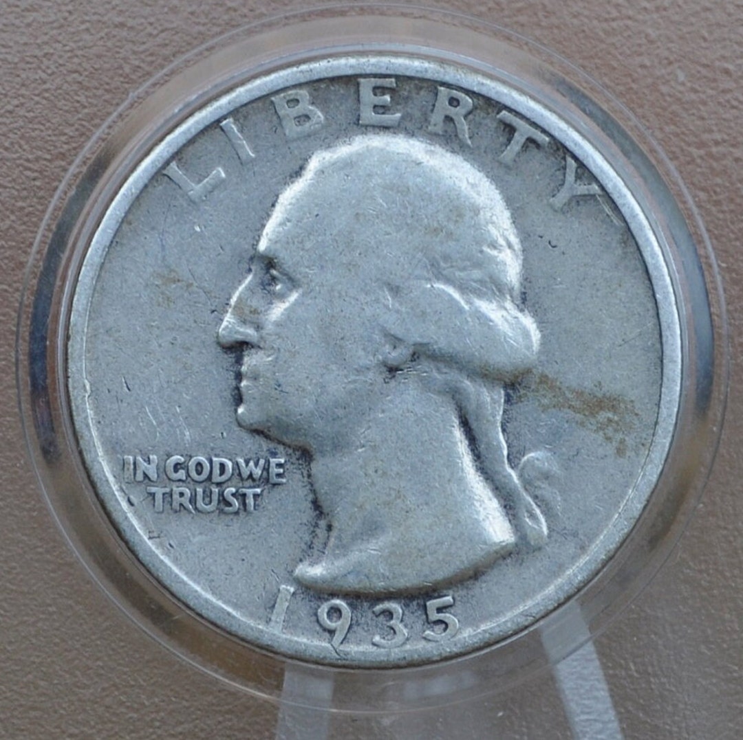 1935-D Washington Silver Quarter Denver Mint 1935 D - Etsy