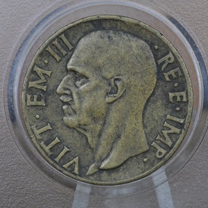 1920's 30s & 40s Italian 10 Cent Coins - Choose by Date - 1935 Italy 10 ...