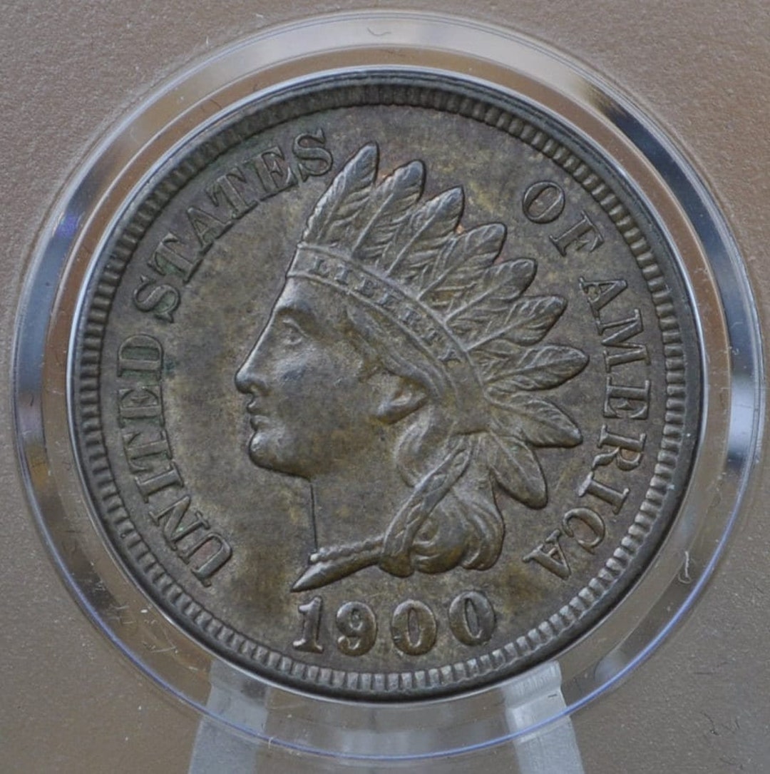 1900 Indian Head Penny XF-AU extremely Fine to AU Grades Choose by ...