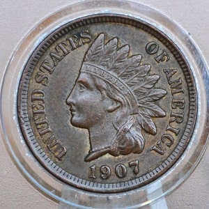 1907 Indian Head Penny - Choose by Grade / Condition - 1907 Indian Head ...