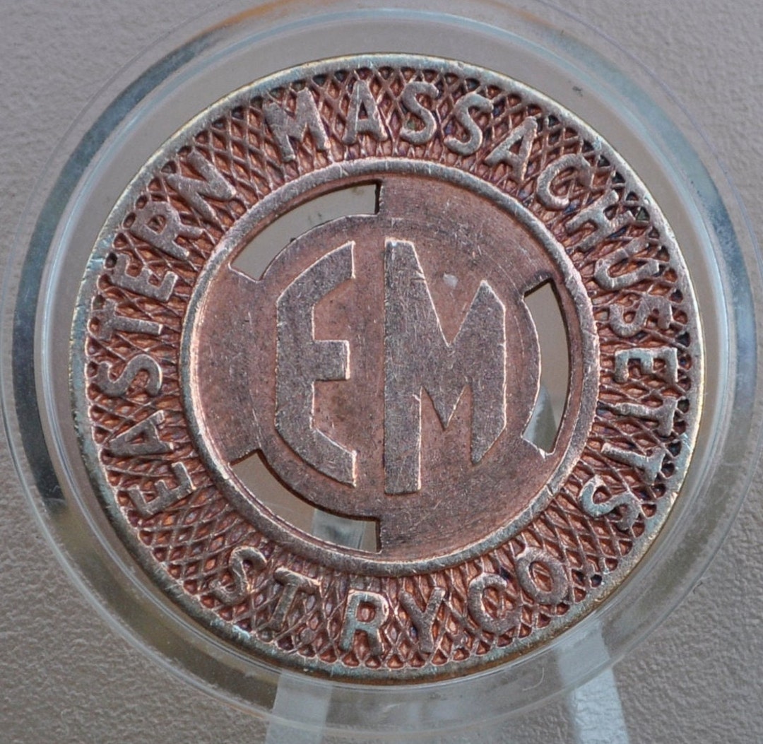 Eastern Massachusetts Transit Authority Tokens Massachusetts - Etsy