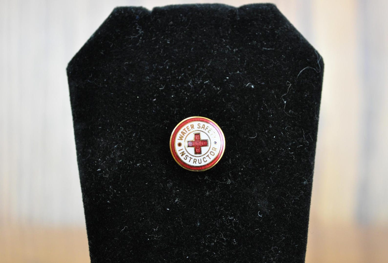 Historical Red Cross Water Safety Instructor Pin - Collectible American ...