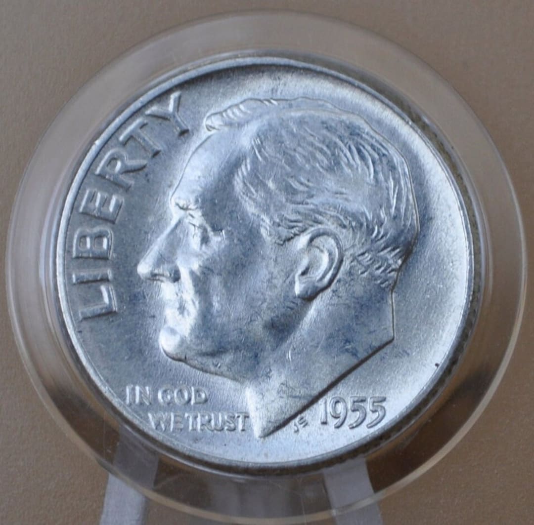 1955 Pds Roosevelt Silver Dimes - Choose Mint and Grade - Roosevelt ...
