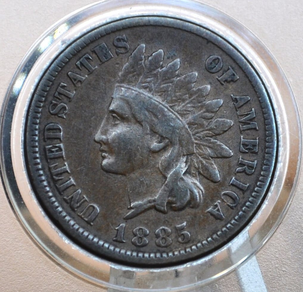 1885 Indian Head Penny - Choose by Grade/condition - Rarest of the 1880 ...