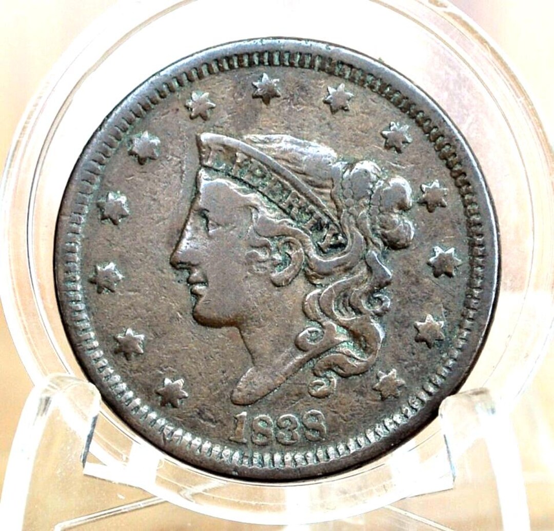 1838 Large Cent - Choose by Grade / Condition - 1838 Liberty Head Cent ...
