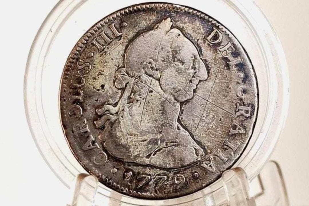 1779 Spanish 4 Reales, Mexican Spanish Colony - VF Detail - Spanish ...